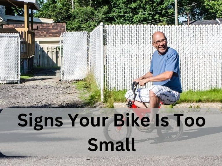 Signs Your Bike Is Too Small - Bikeably